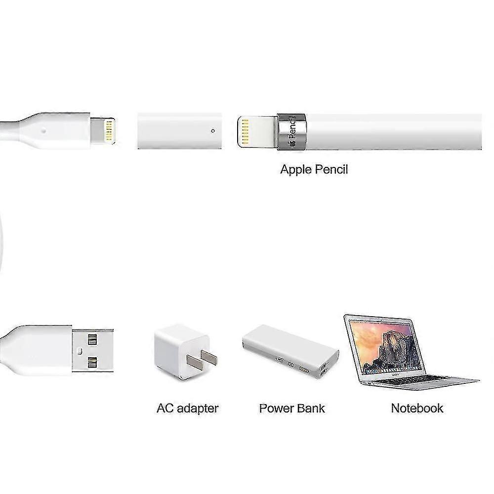 2pcs Charging Adapter Compatible With Apple Pencil,ipencil Charger ...