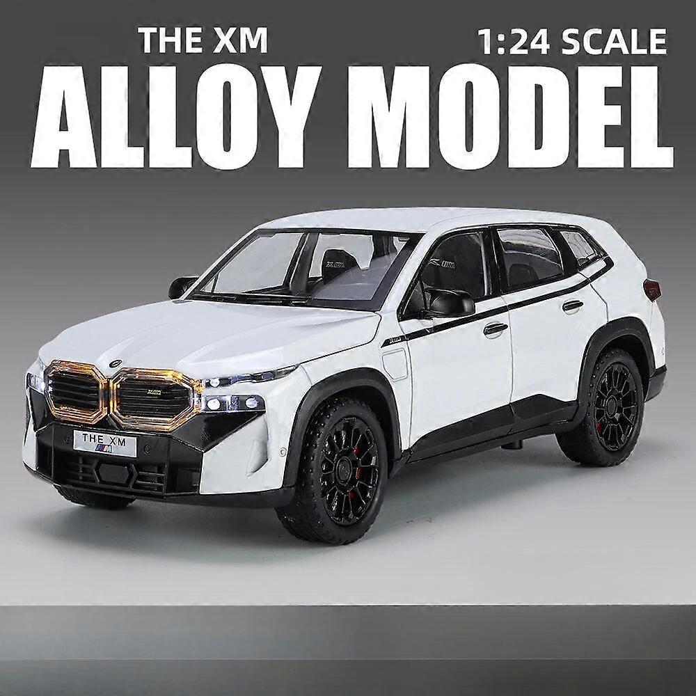 1/24 BWM XM SUV Toy Car Model Alloy Diecast Pull Back with Sound Light ...