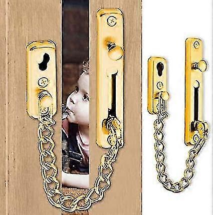 Door Chain Stainless Steel Security Chain Lock, Gold Door Chains ...