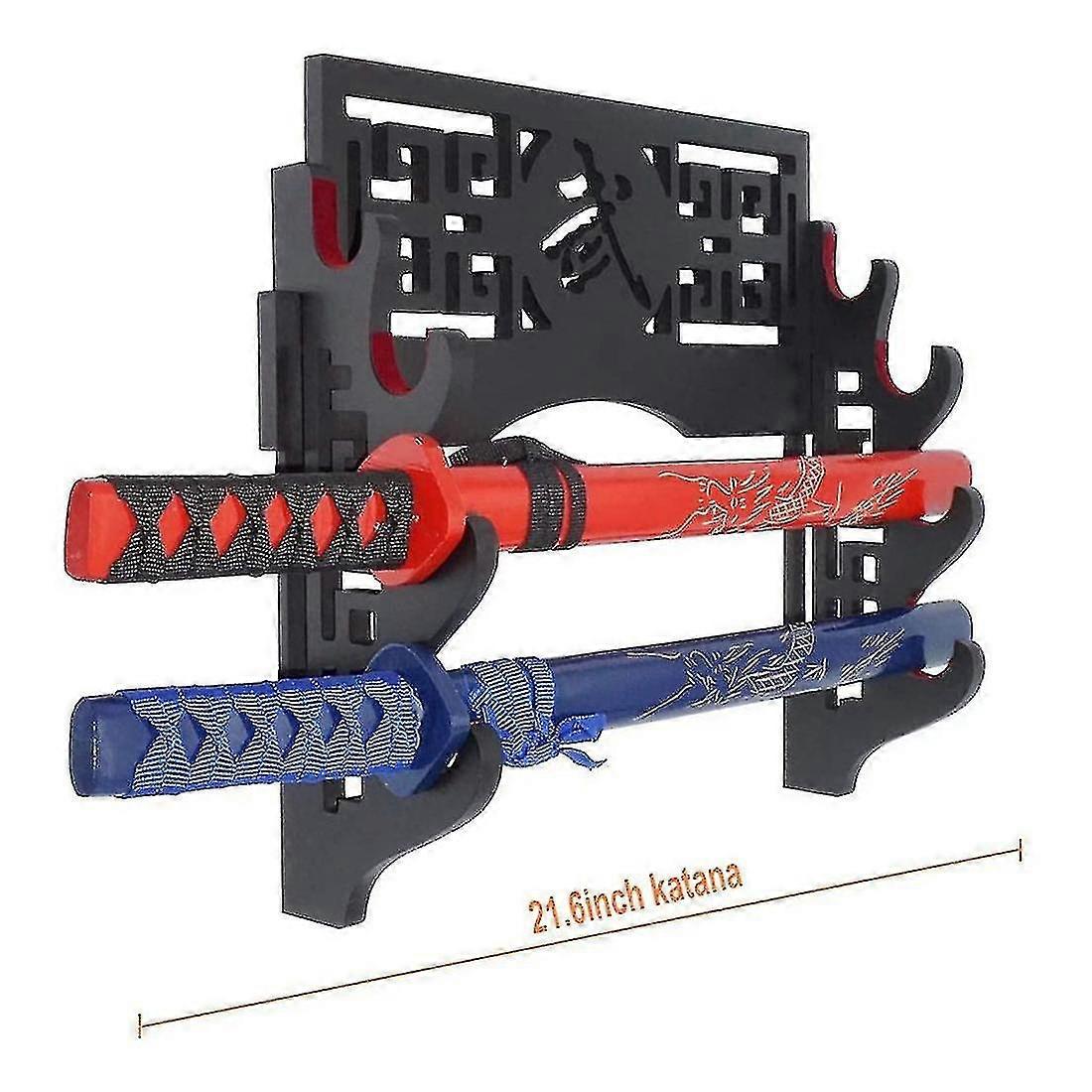Sword Holder Wall Mount Sword Stand Japanese Sword Display Hanger And ...