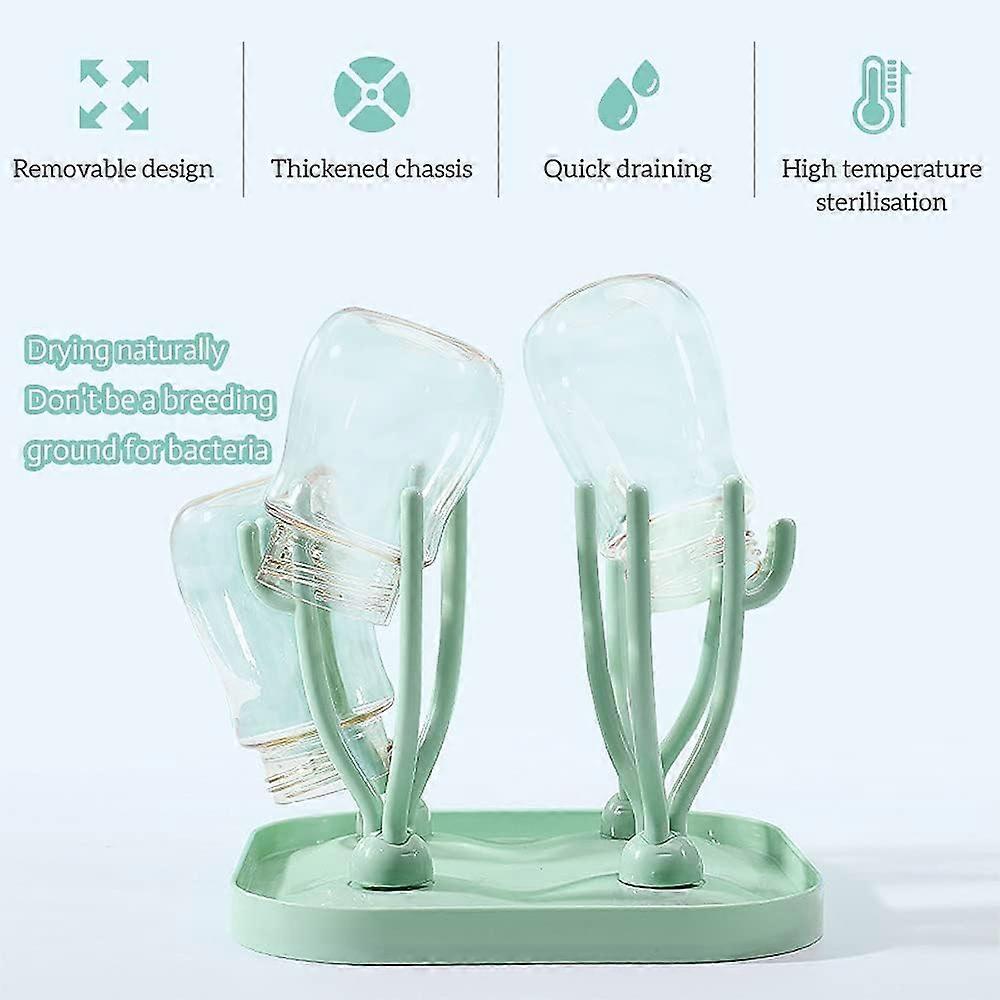 TCGG-Baby Bottle Drainer, Baby Bottle Drying Rack, Tree Bottle Drainer ...