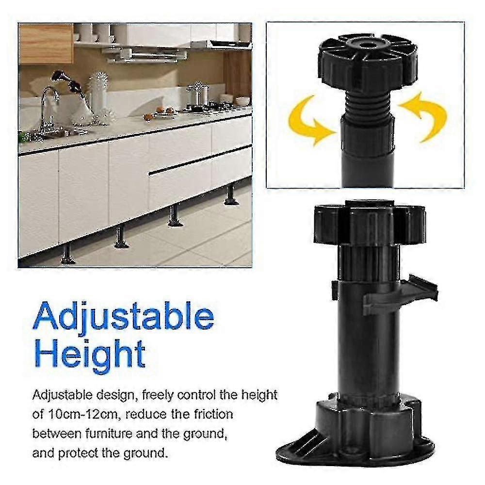 20pcs Furniture Feet Adjustable Cupboard Foot Leg Unit Cabinet Legs ...