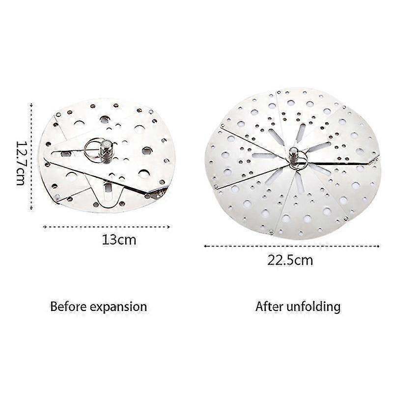 Stainless Adjustable Drop Lid Simmering Food Pot Cover Anti-overflow ...