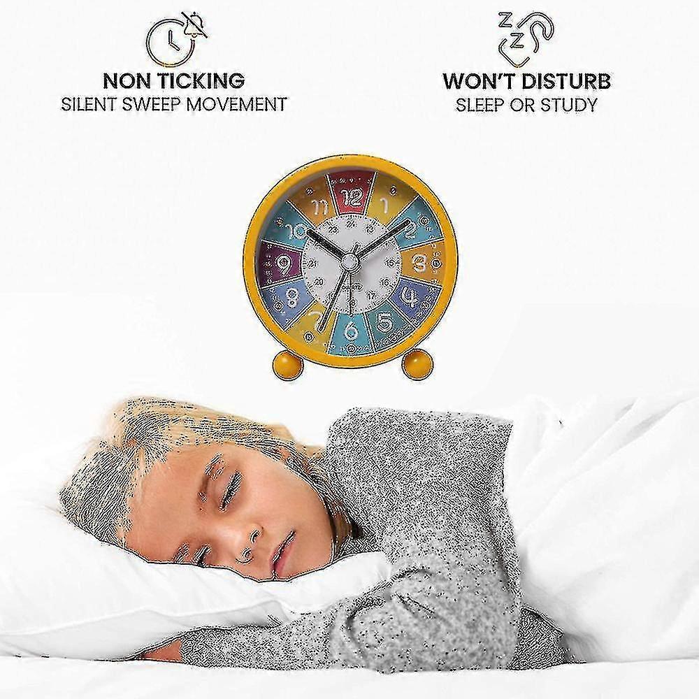 Learning Clock For Kids - Telling Time Teaching Clock - Kids Wall ...