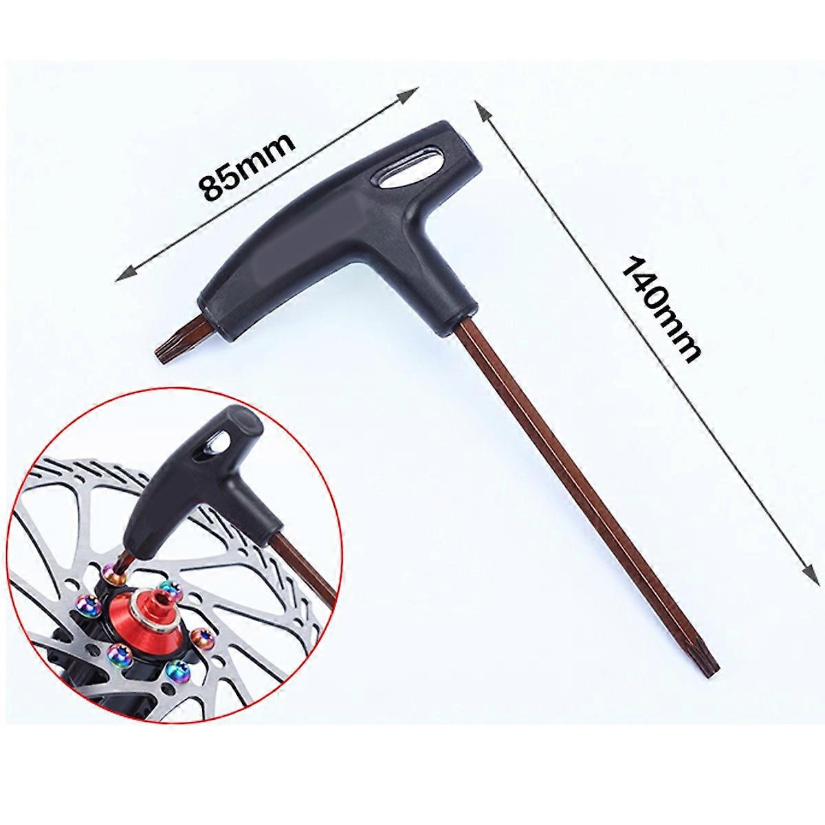 T25 plum wrench disc brake disc brake disc screw installation and ...