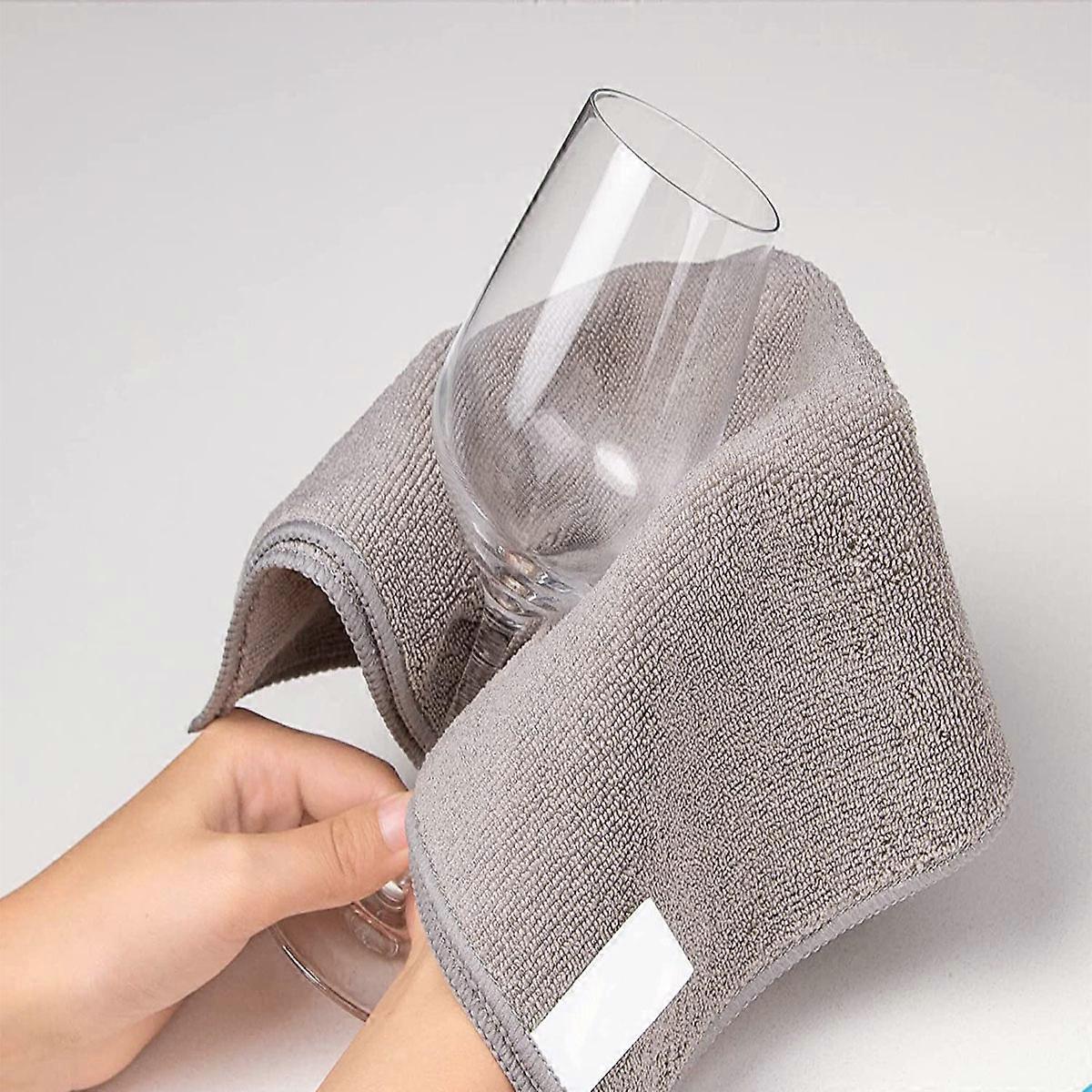 10pcs Premium Microfiber Cleaning Cloth, 30 X 30 Cm | Fruugo UK