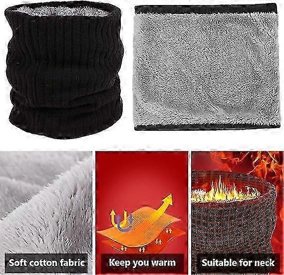 Neck Warmer Fleece Neck Scarf Winter Men Snood Neck Warmer Ski Men ...
