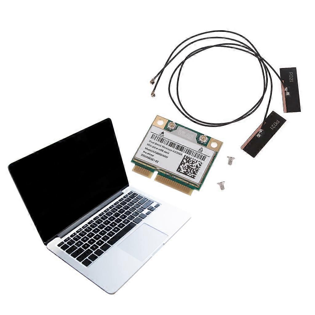 AX200HMW Dual Band WiFi 6 Card 802.11ac ax Wireless Mini PCI-E Network ...
