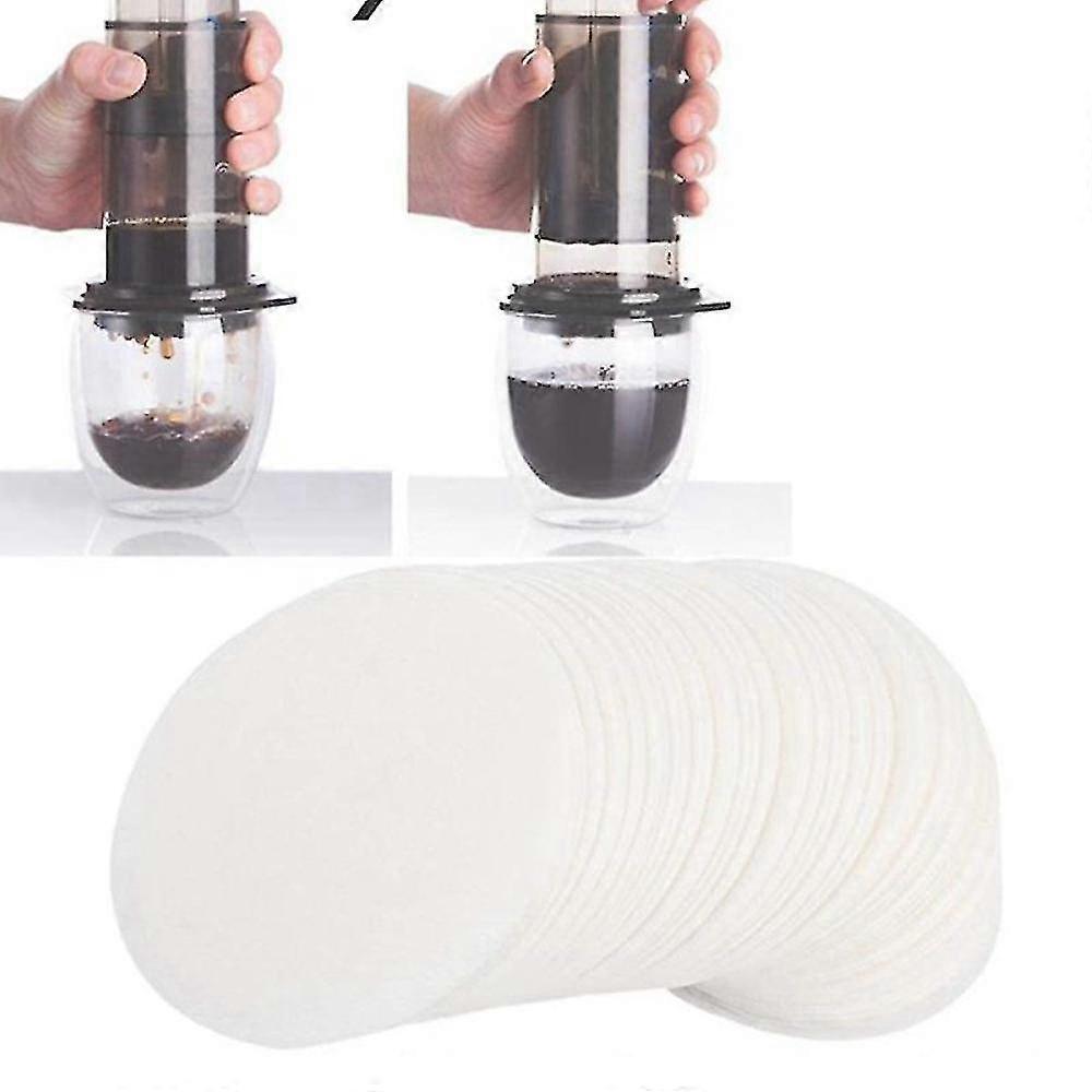 500pcs Round Coffee Filter Paper For Espresso Coffee Maker V60 Dripper ...