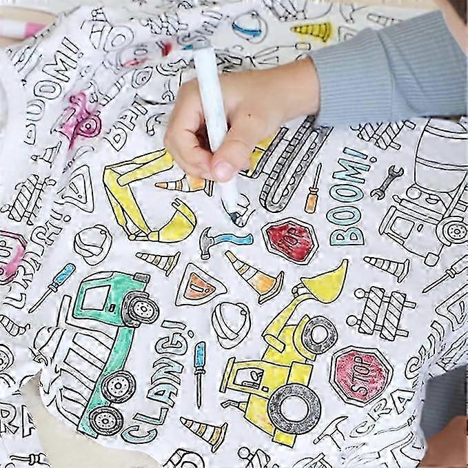 Creative Kids DIY Graffiti Pajamas Homewear Set, Colour Your Own ...