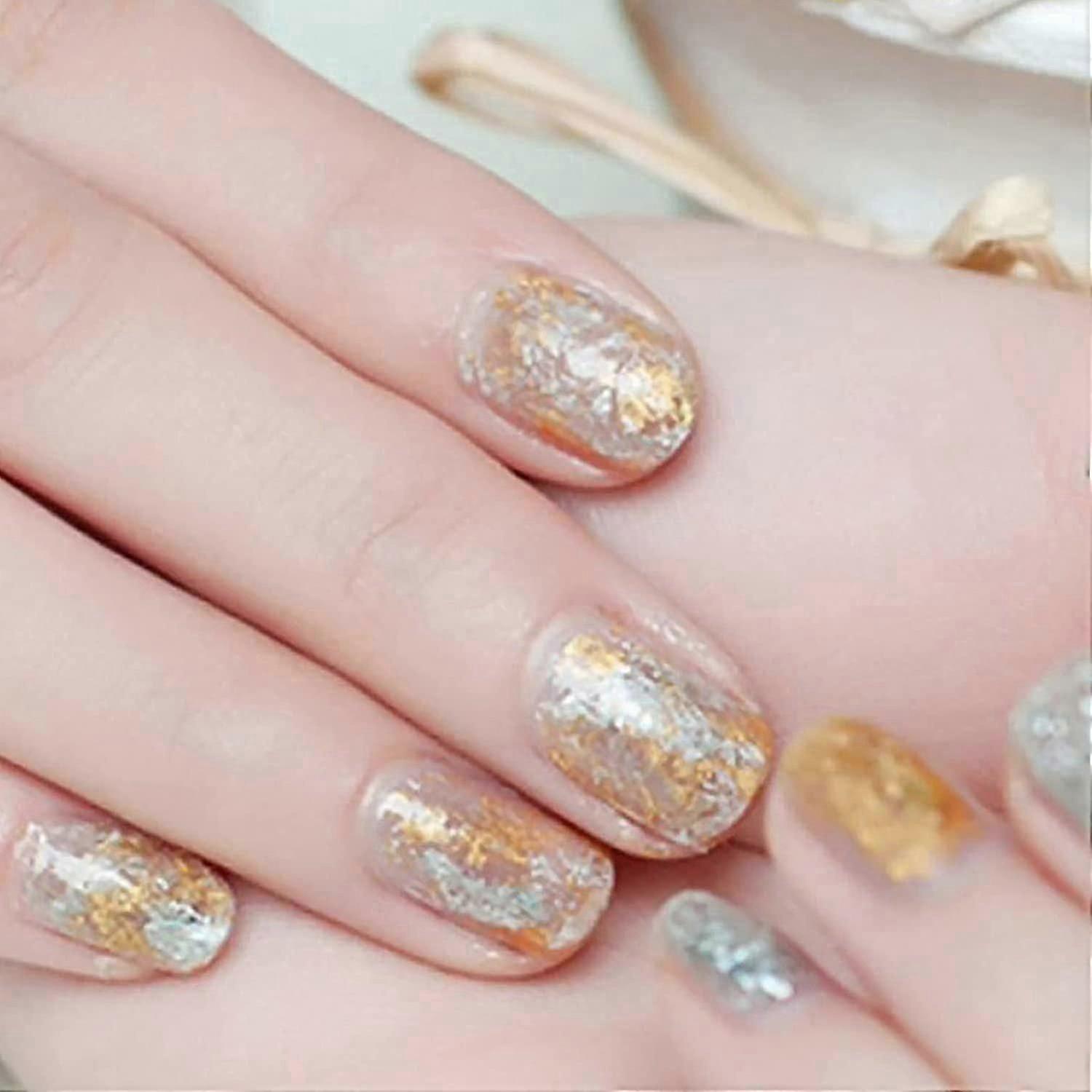 Edible 24k Gold Foil Leaf Sheets, 30 Sheets Real Gold Leaf Leafing ...