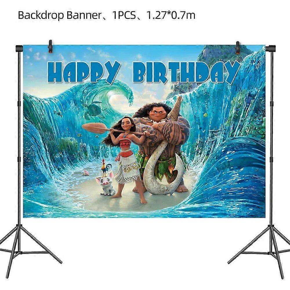 Moana Birthday Party Decorations Tableware Set Baby Shower Moana ...