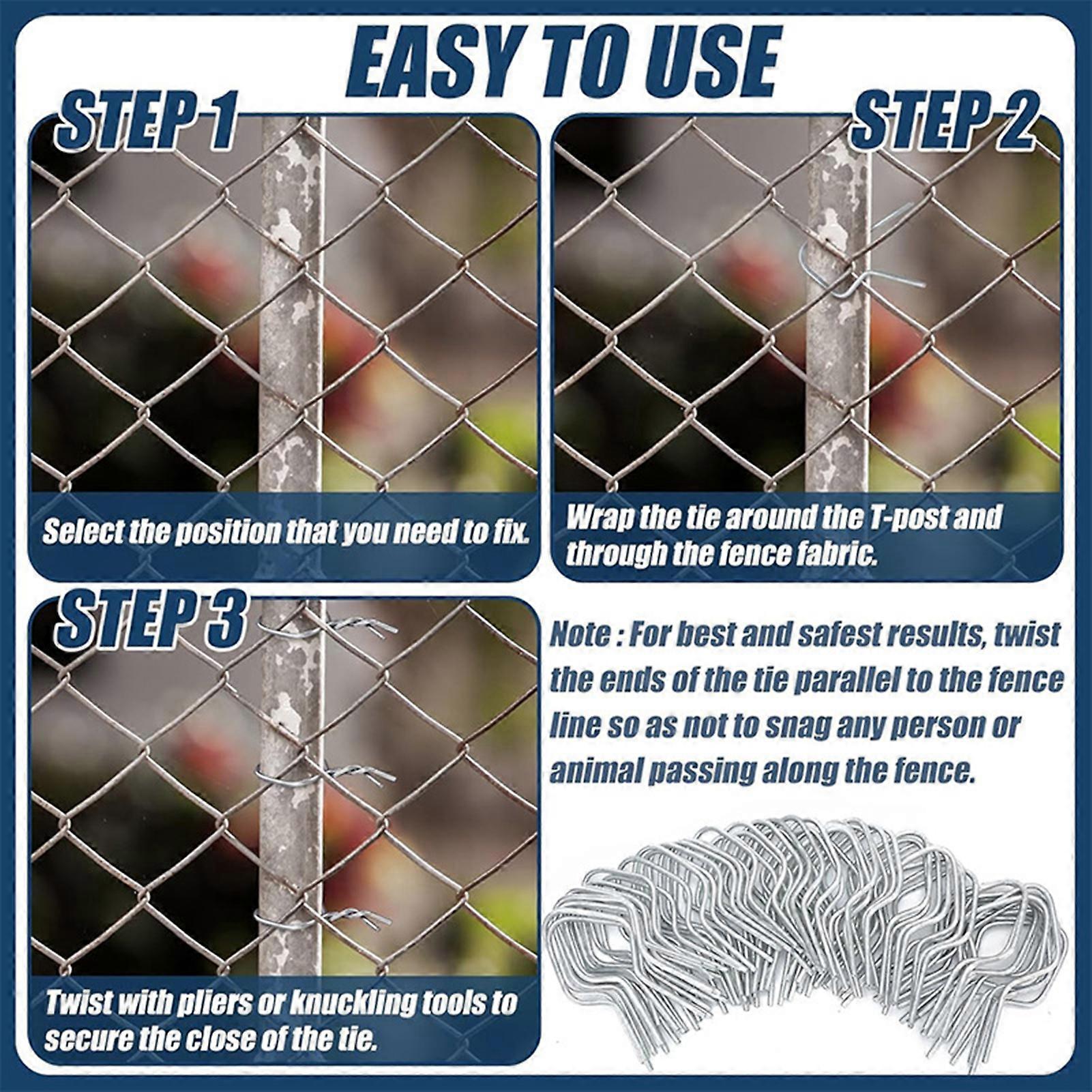 T Post Clips Metal Wire Preformed Fencing Clip for Commercial ...