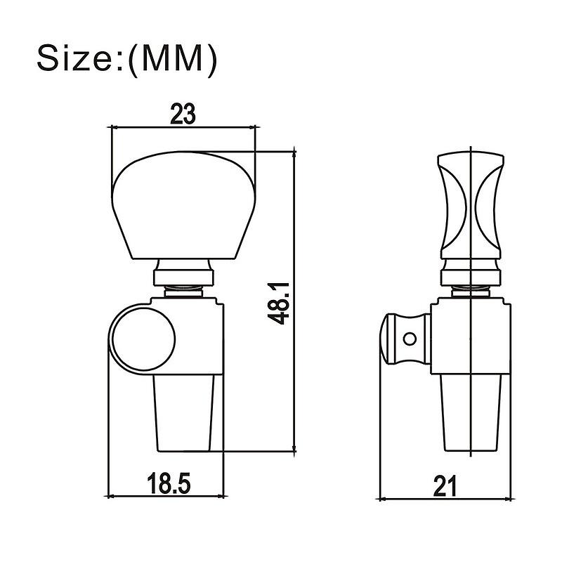Banjo Tuning Peg,banjo Geared Machine Head Aluminum Alloy Banjo Machine ...
