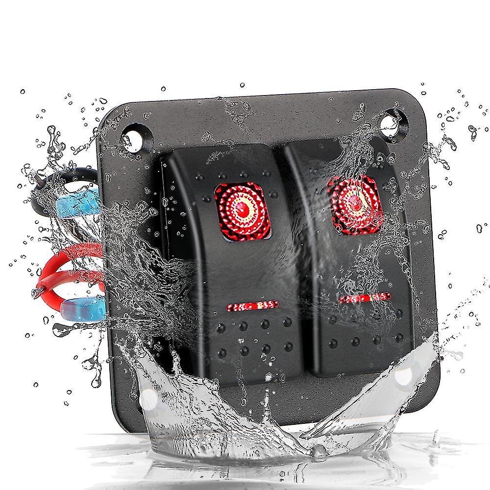 12-24v Led Waterproof Switch Panel For Car Marine Camper Caravans Ship ...