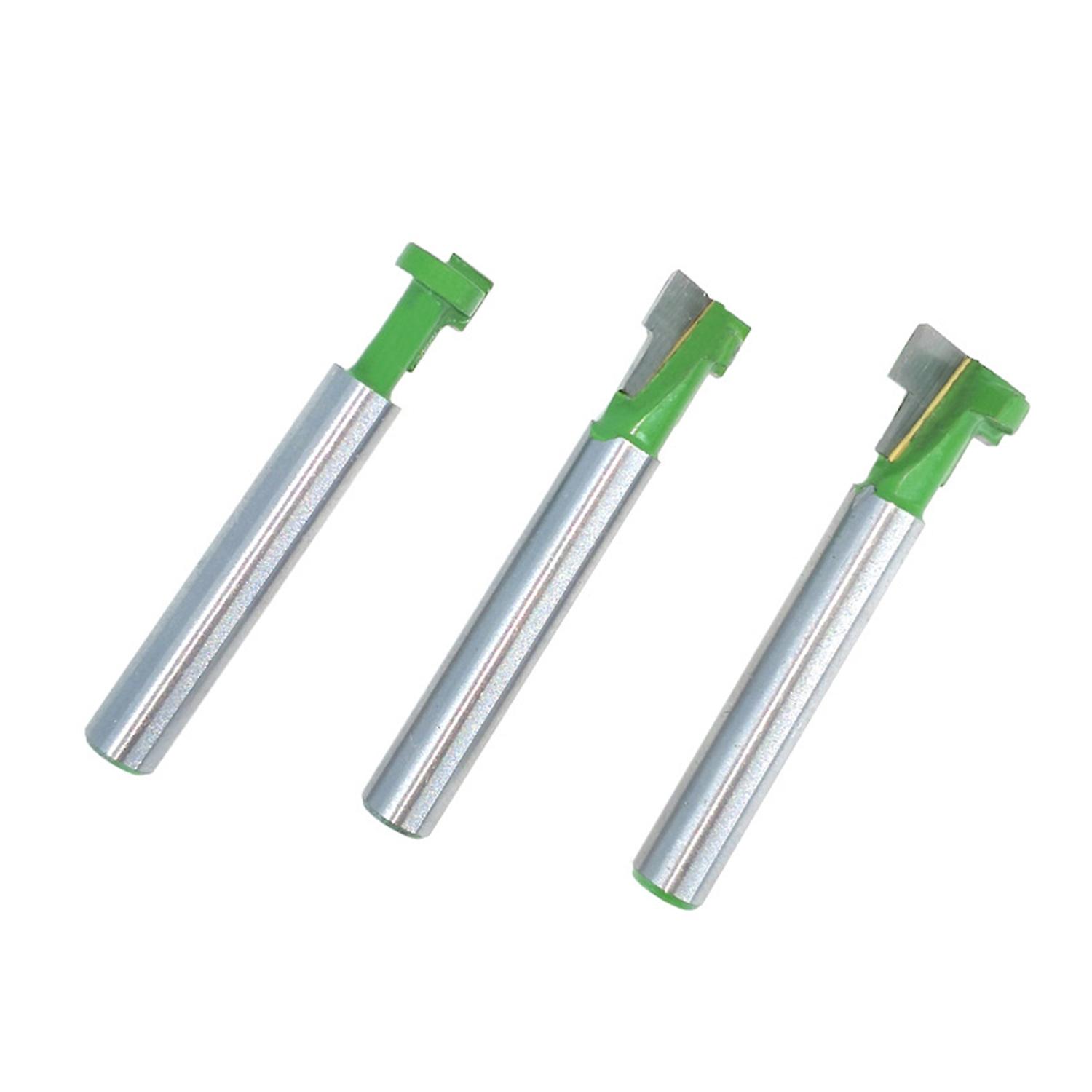 Keyhole Router Bits Set 6.35mm (1/4 Inch) Shank 5/16 3/8 & 1/2 Inch ...