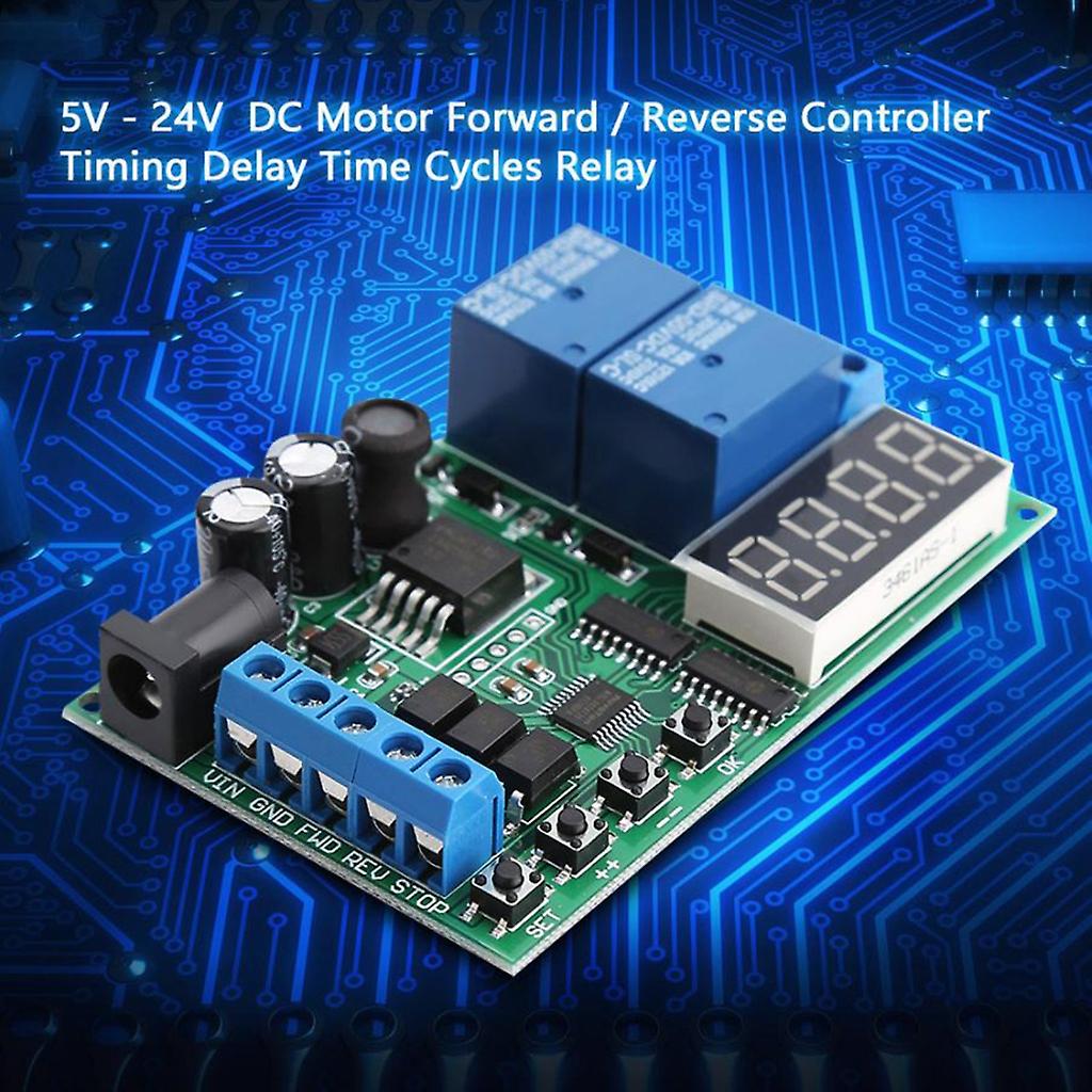 DC5-24V Motor Controller Board Two Power Supply Motor Reversible ...