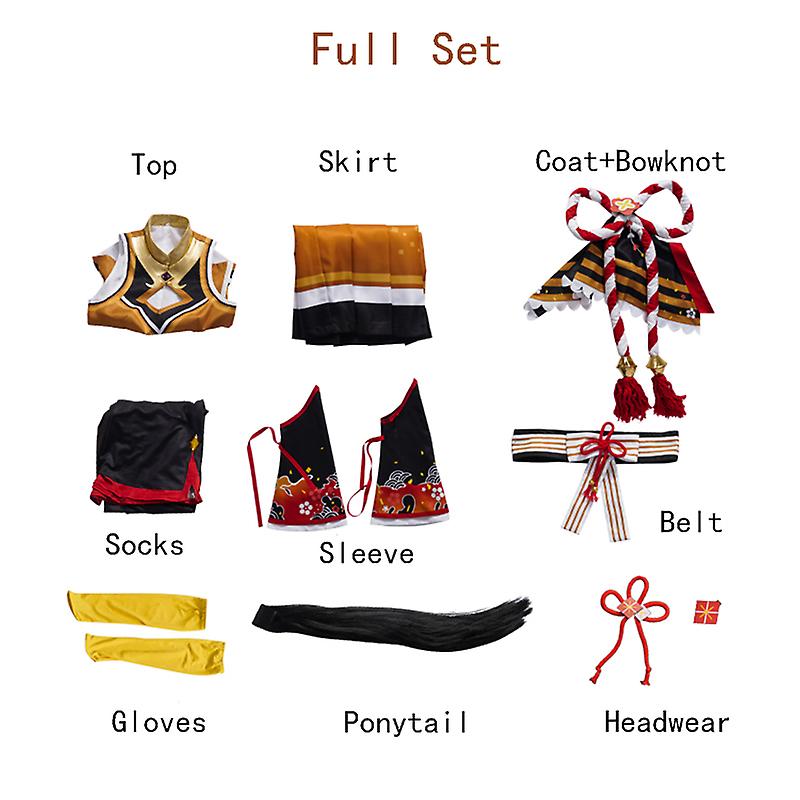 Anime Uma Musume Pretty Derby Kitasan Black Cosplay Costume Horse ...