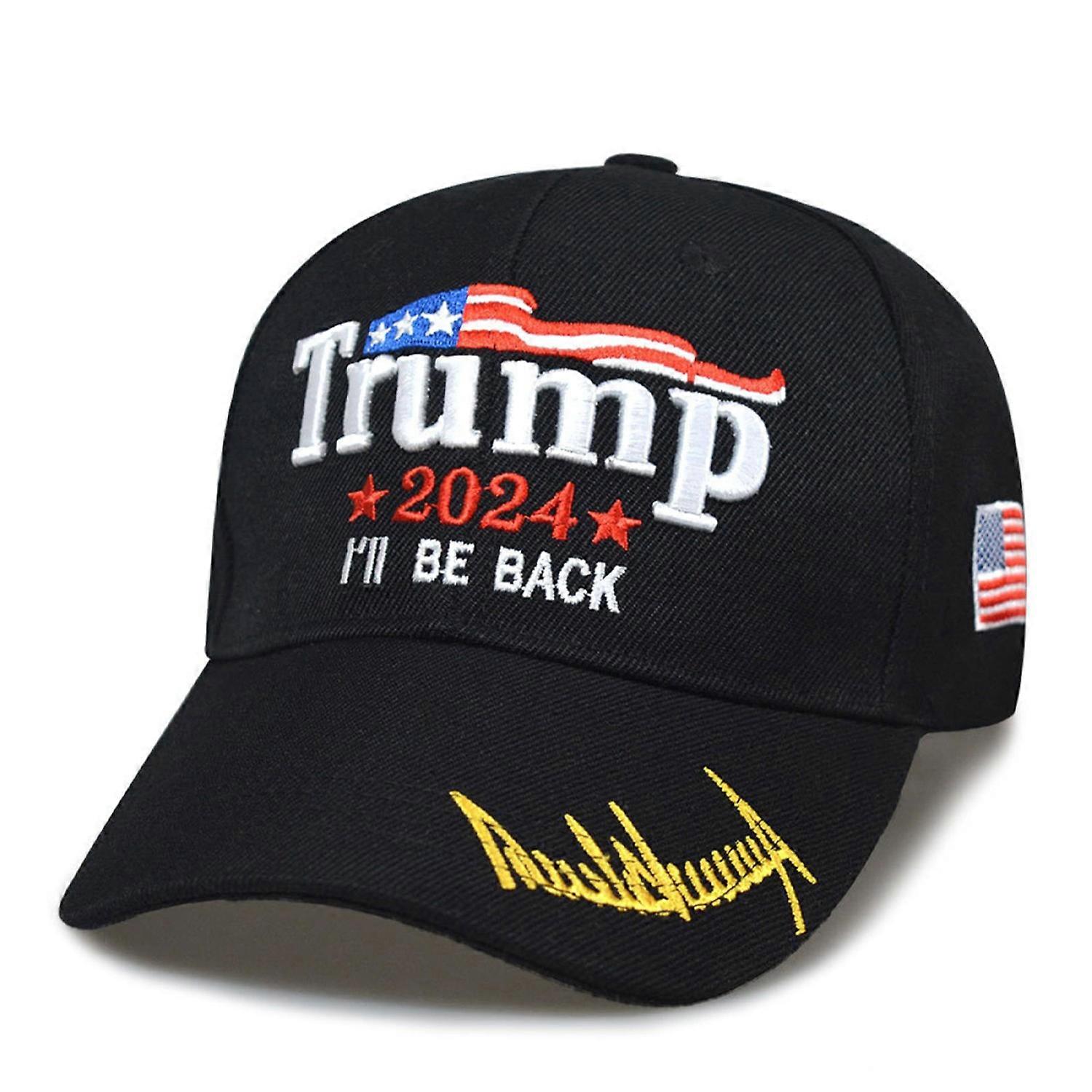 2024 Donald Trump Hat - MAGA Adjustable Baseball Cap with USA ...
