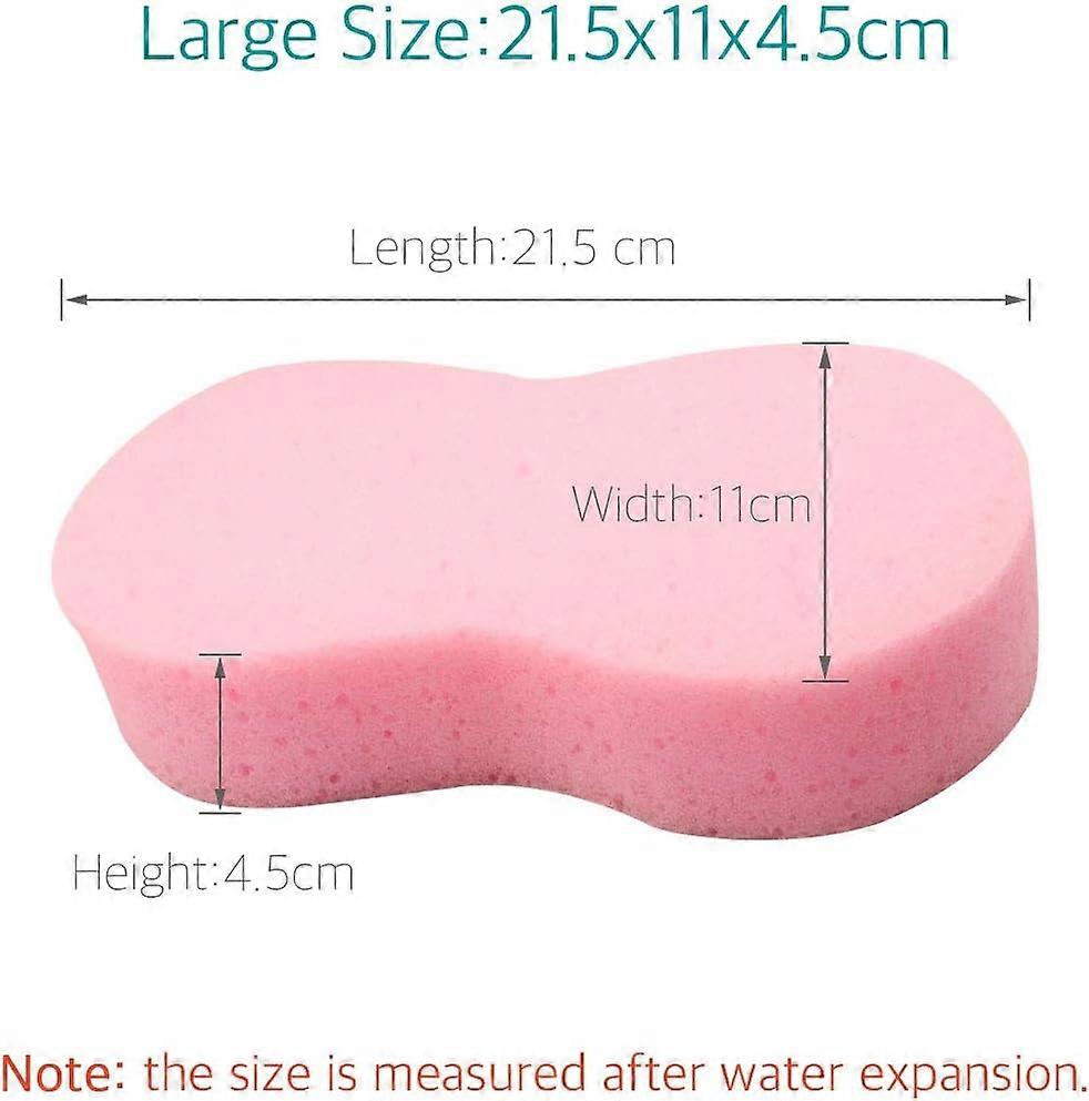 Large Sponges - 5 Pcs High Foam Car Cleaning Washing Sponge Pad (Pink ...