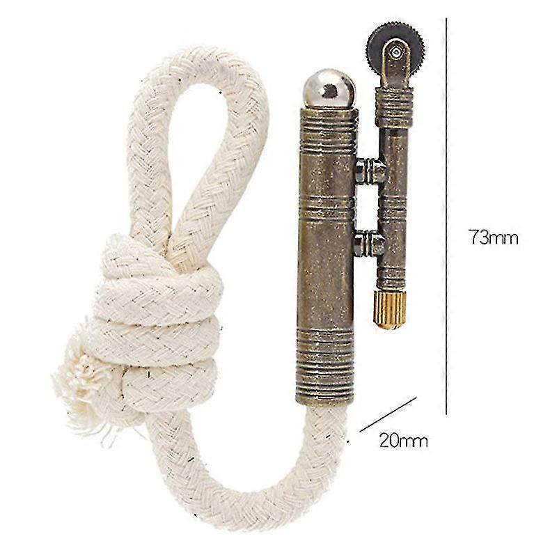 Vintage Lighter Retro Trench Rattlesnake Rope Velvet Metal Lighter Fire ...