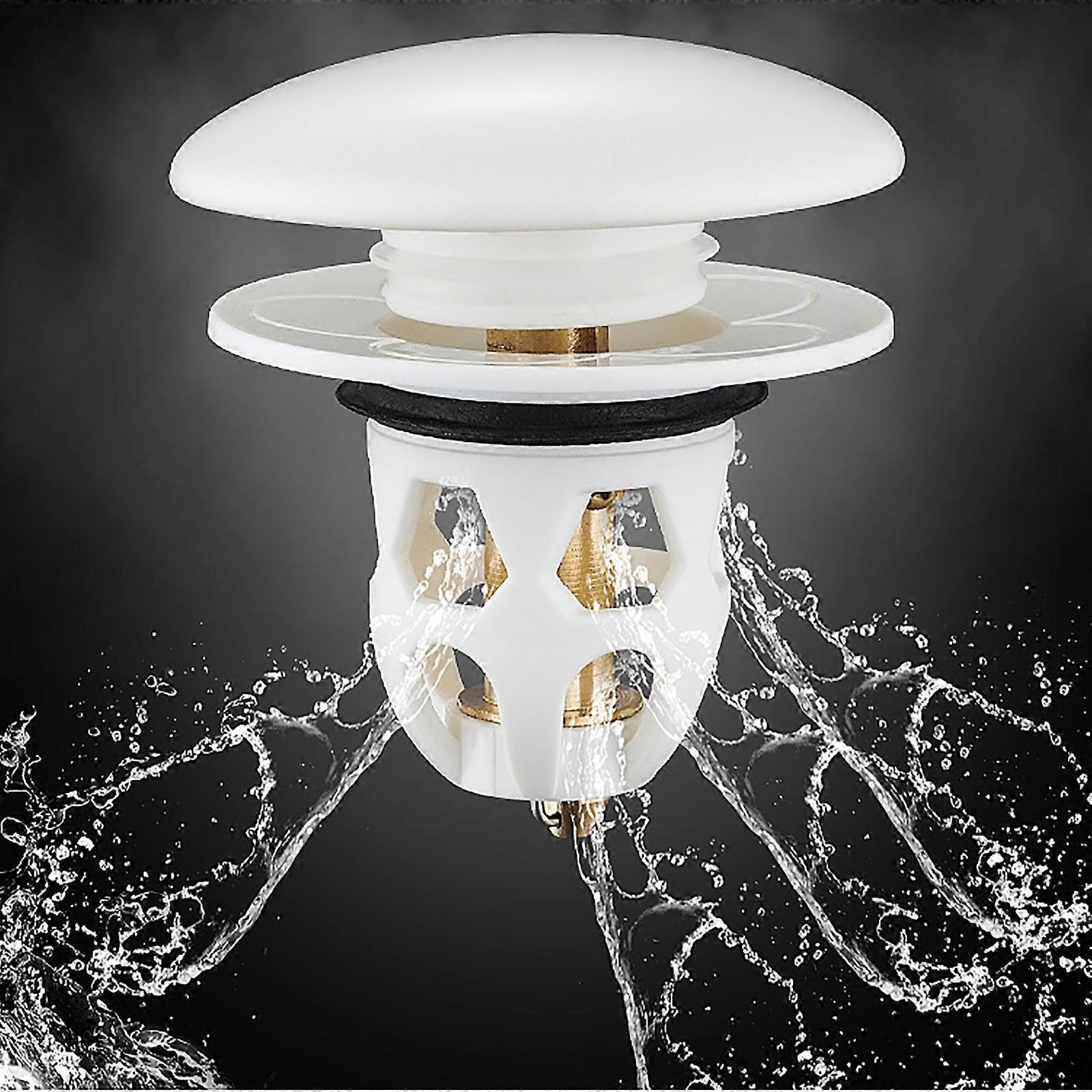 Universal Wash Basin Core Bounce - Ceramic Cover Bathroom Sink Stopper ...