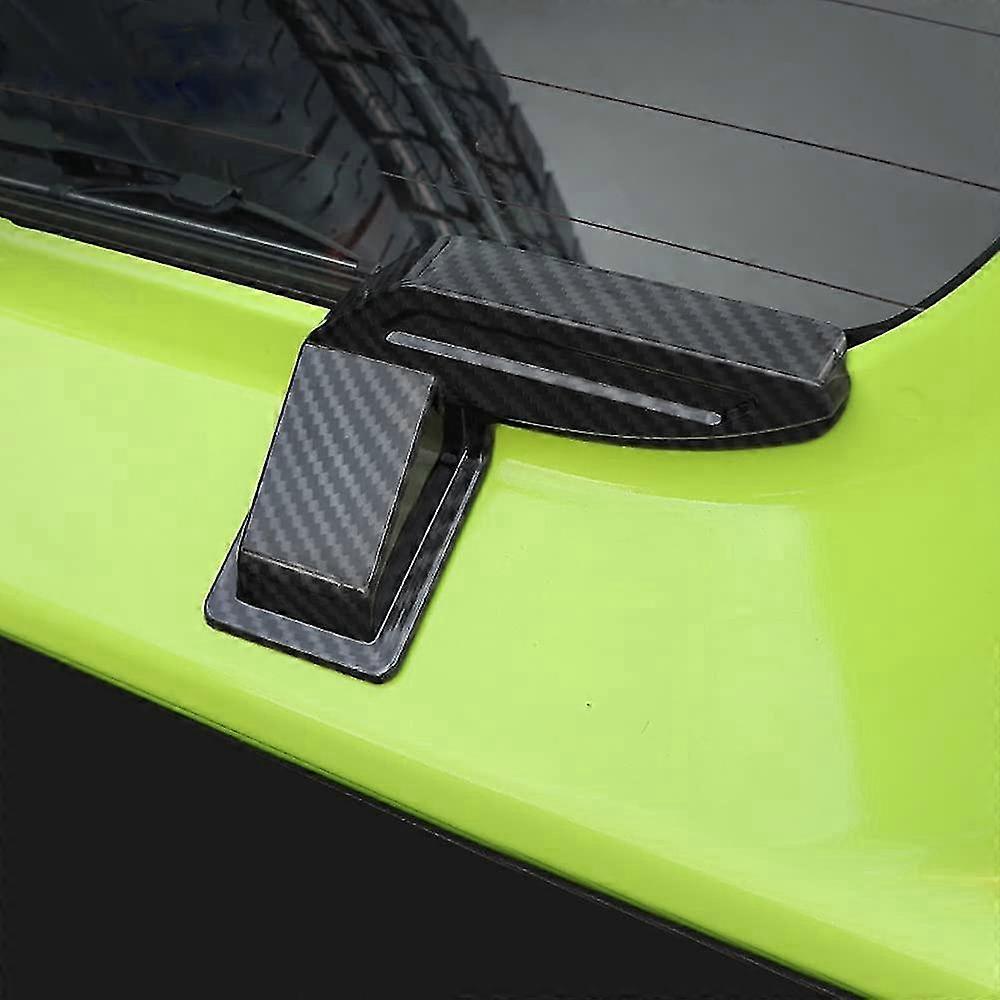 Carbon Look Car Rear Windshield Heating Wire Protection Cover for Jimny ...