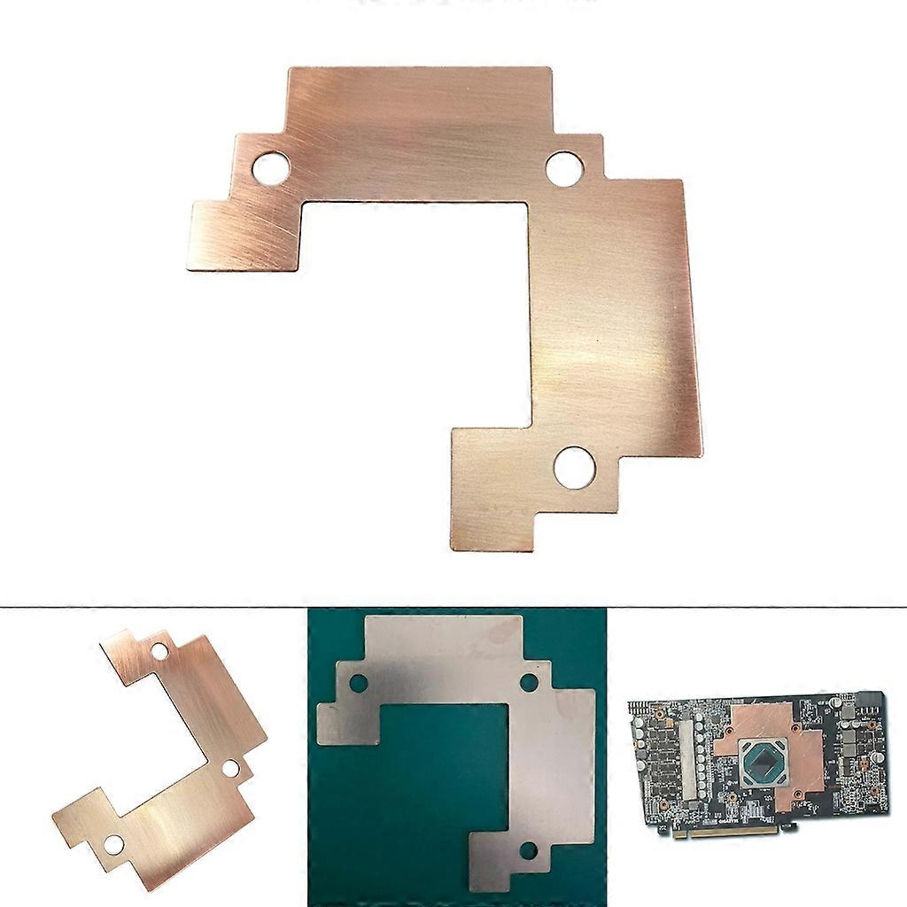 GPU VRAM Heatsink Copper Graphics Card Copper Heatsink Cooler Thermal ...