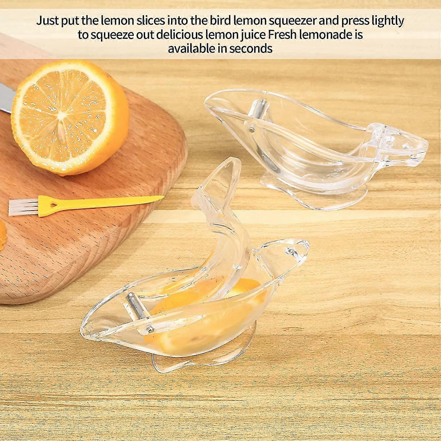 2 Pcs Lemon Squeezers, Hand Lemon Juicer Squeezer, Manual Acrylic ...