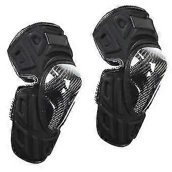 Adjustable One Size Carbon Fiber Motorcycle Knee Pad Shin Protector ...