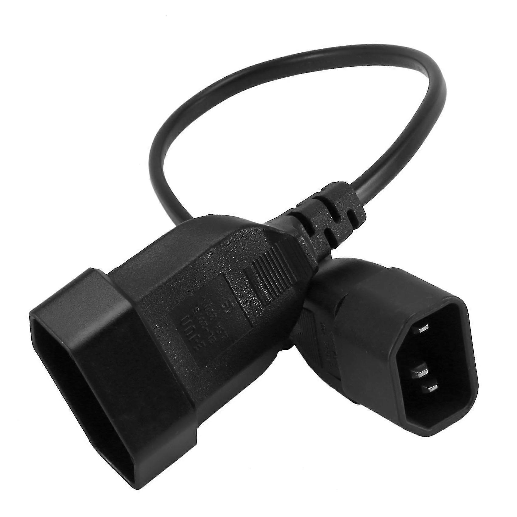 Iec 320 C14 Male Plug To European Cee 7/16 2pin Female Power Cable | Fruugo UK