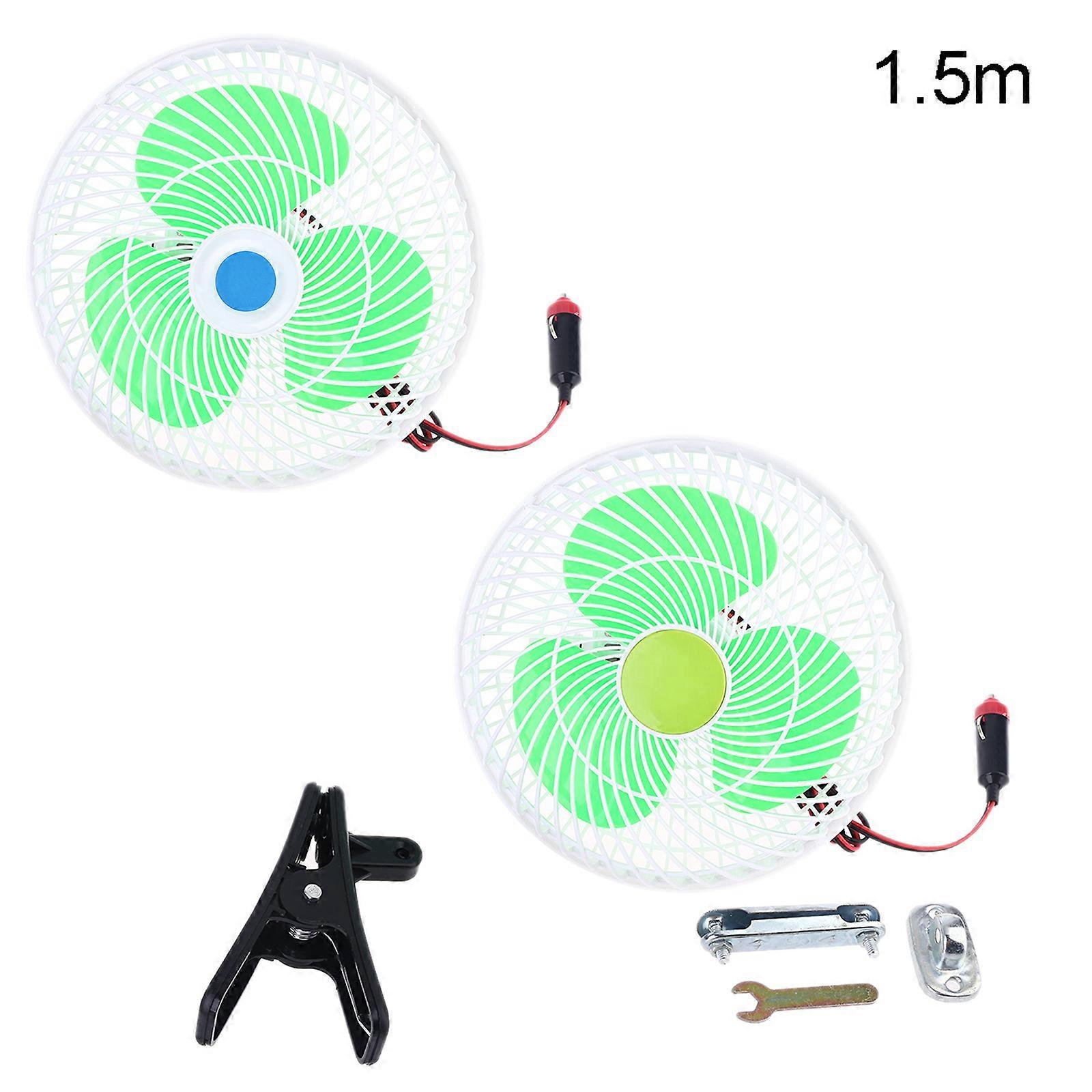 Electric Fan Swing Clip Fan for Car Vehicle Outdoor Home Camping Hiking ...