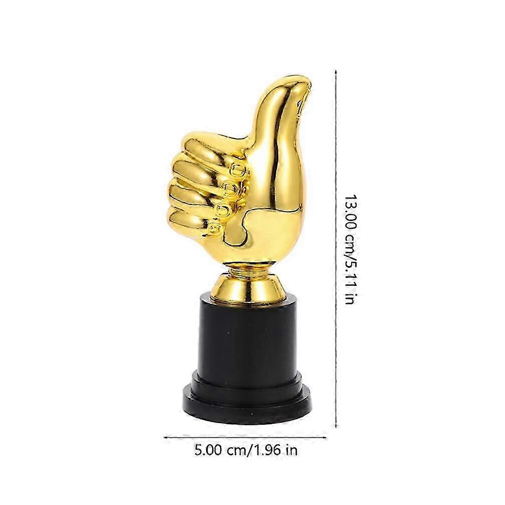 Thumbs Up Trophy Finger Gesture Trophy Cup, Gold Award Desk Statues ...
