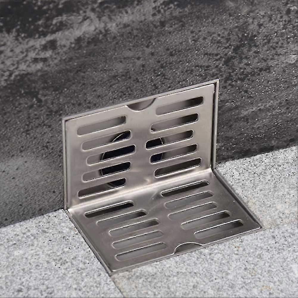 Stainless Steel Wall Side Floor Drain Wall Side Shower Drain Balcony ...