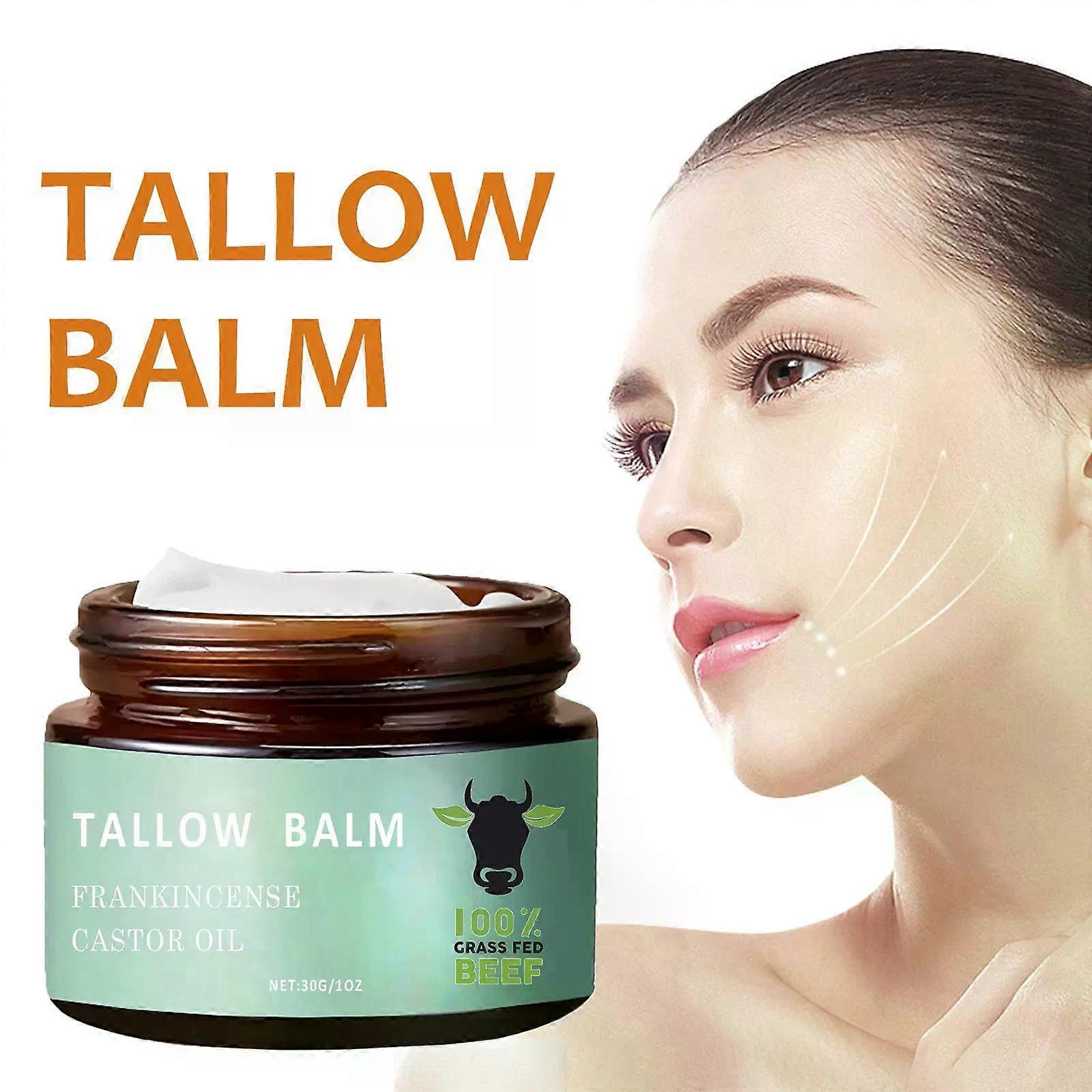 Tallow of Grass-Fed Cattle with Frankincense Oil and Castor Oil, Beef ...