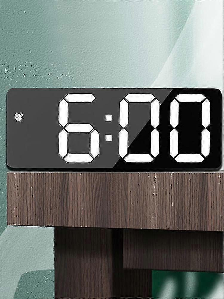 Led Electronic Alarm Clock With Dual Power Supply And Voice Control ...