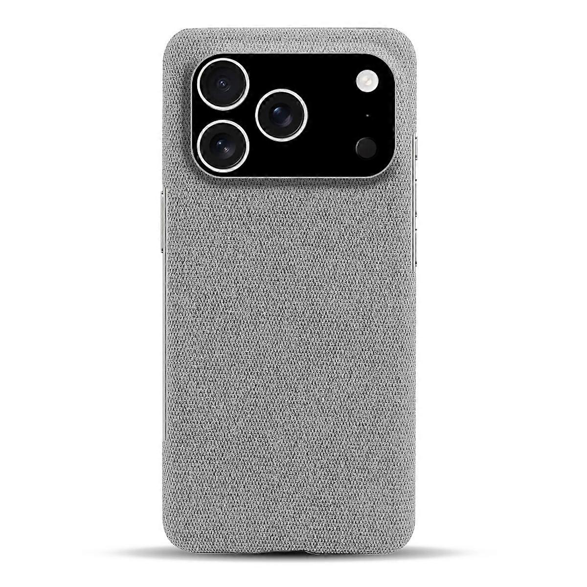 For iPhone 17 Pro Phone Case Cloth Texture Anti-Scratch Protective PC ...