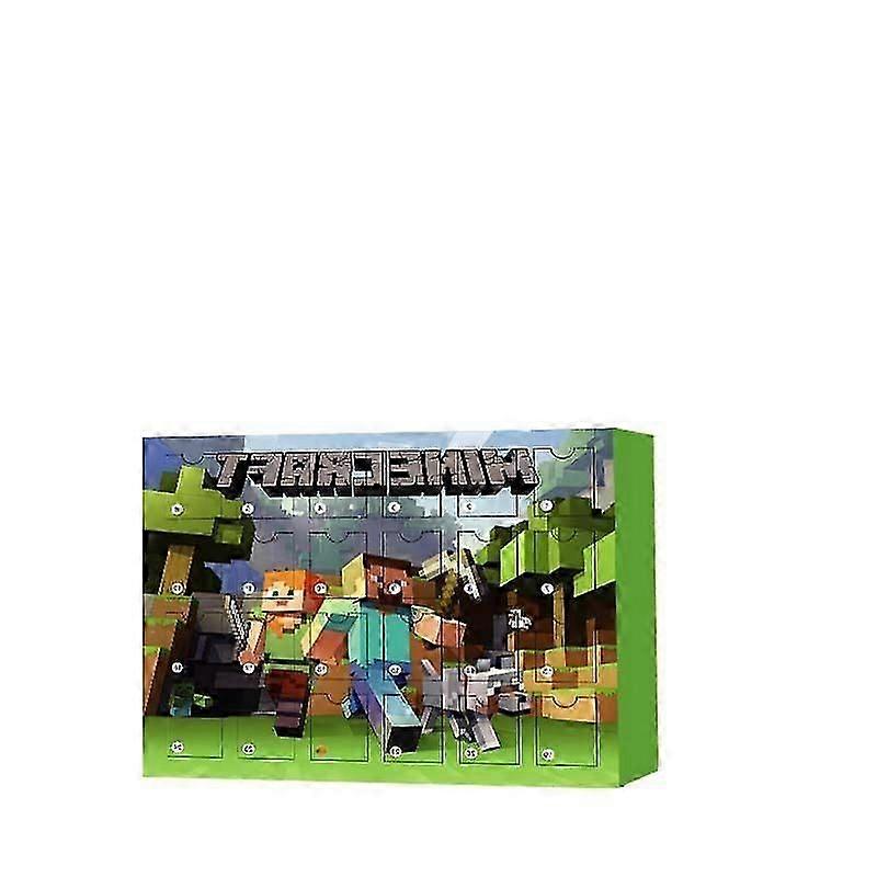 2025 Advent calendar 24 Minecraft Brick Blind Boxes Countdown Blind ...