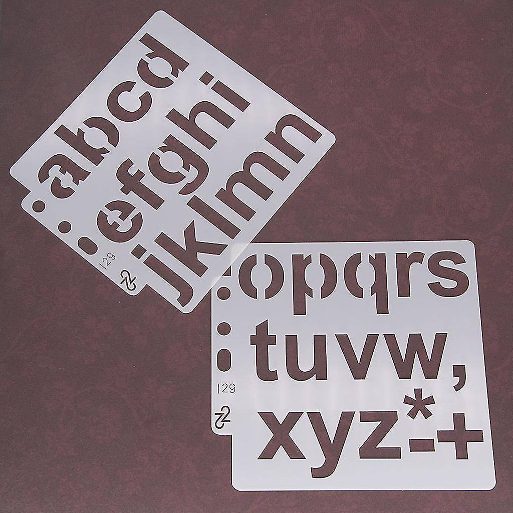 Letter Number Stencil Template Alphabet Drawing Template Gifts For ...