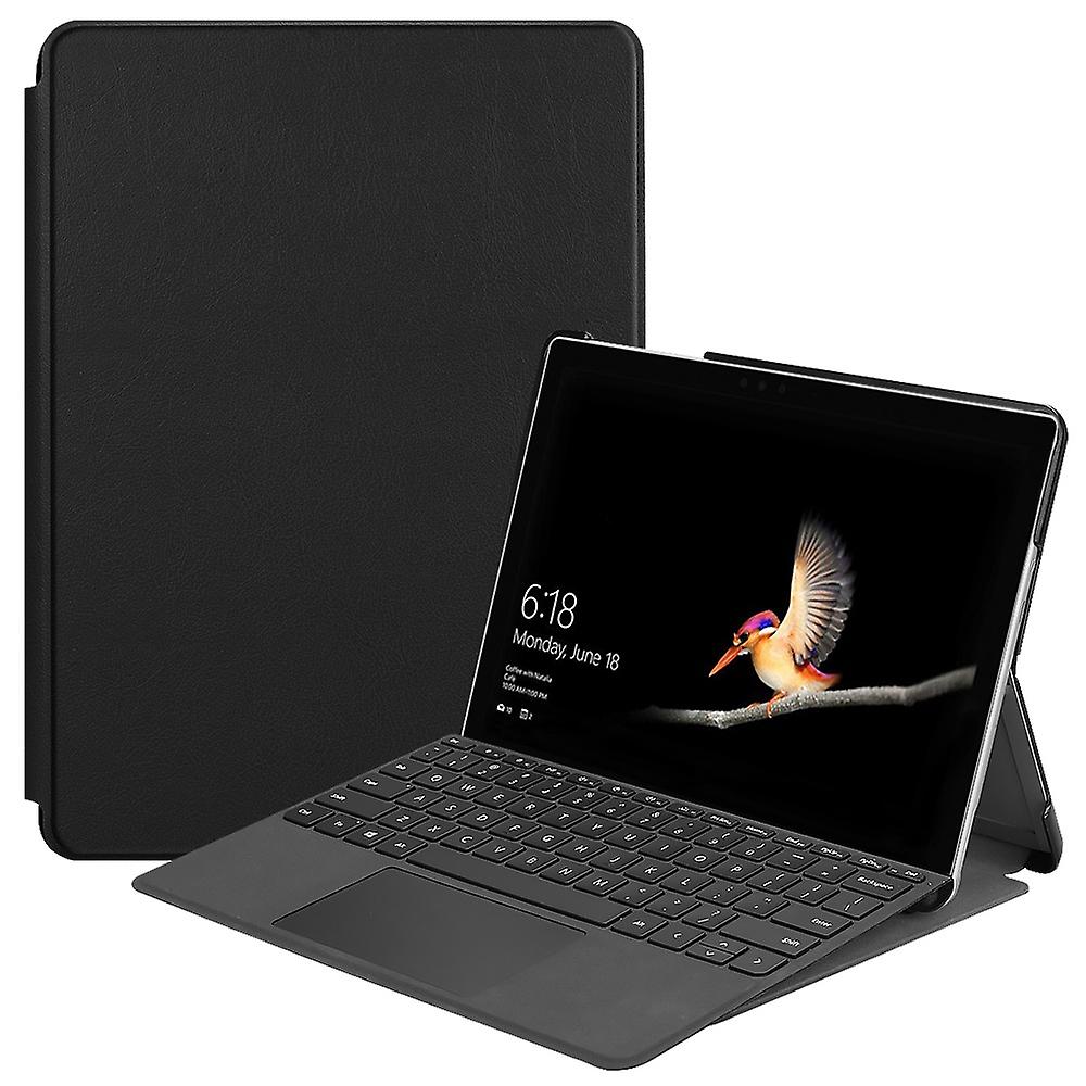 For Microsoft Surface Go/Go 2/Go3 Tri-fold Stand PU Leather + PC Tablet ...