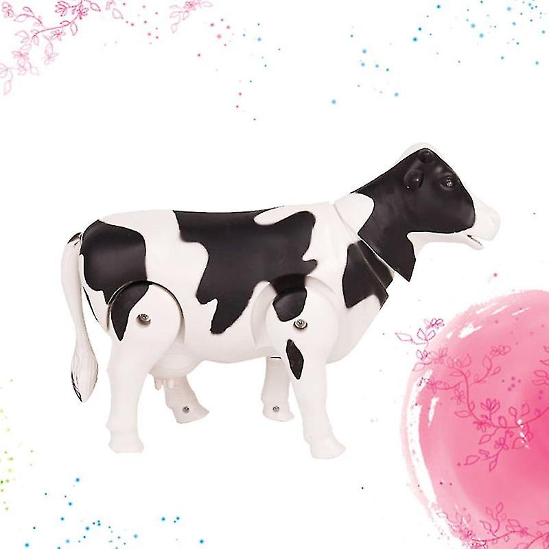 Electric Milk Cow Toy Realistic Simulation Cow Figure Model Toy For ...