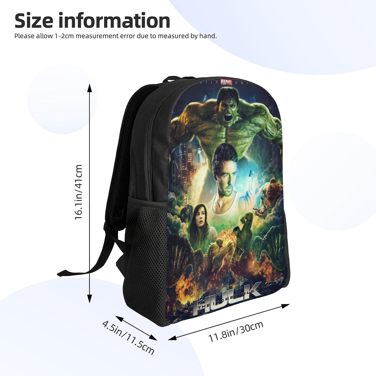 Hulk Kid Backpack School Bag Elementary Students Bookbags | Fruugo UK