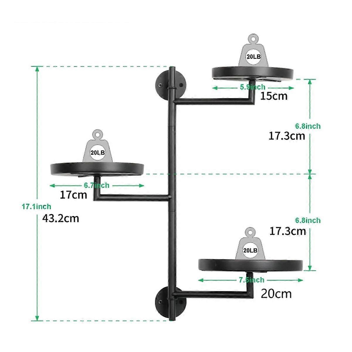 Rotating Window Plant Shelves, 3-Tier Metal Plant Stand Indoor, Black ...