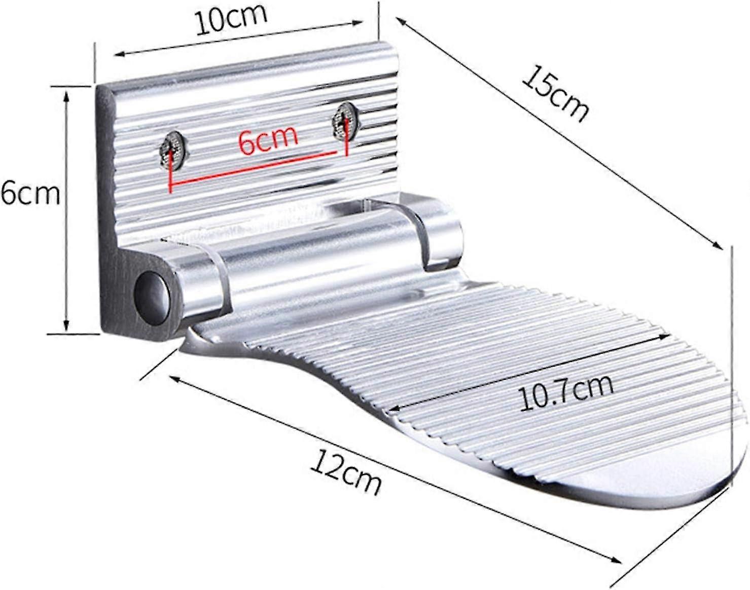 Shower Foot Rest, Folding Up Bathroom Foot Rest Non-slip Shower Shaving ...