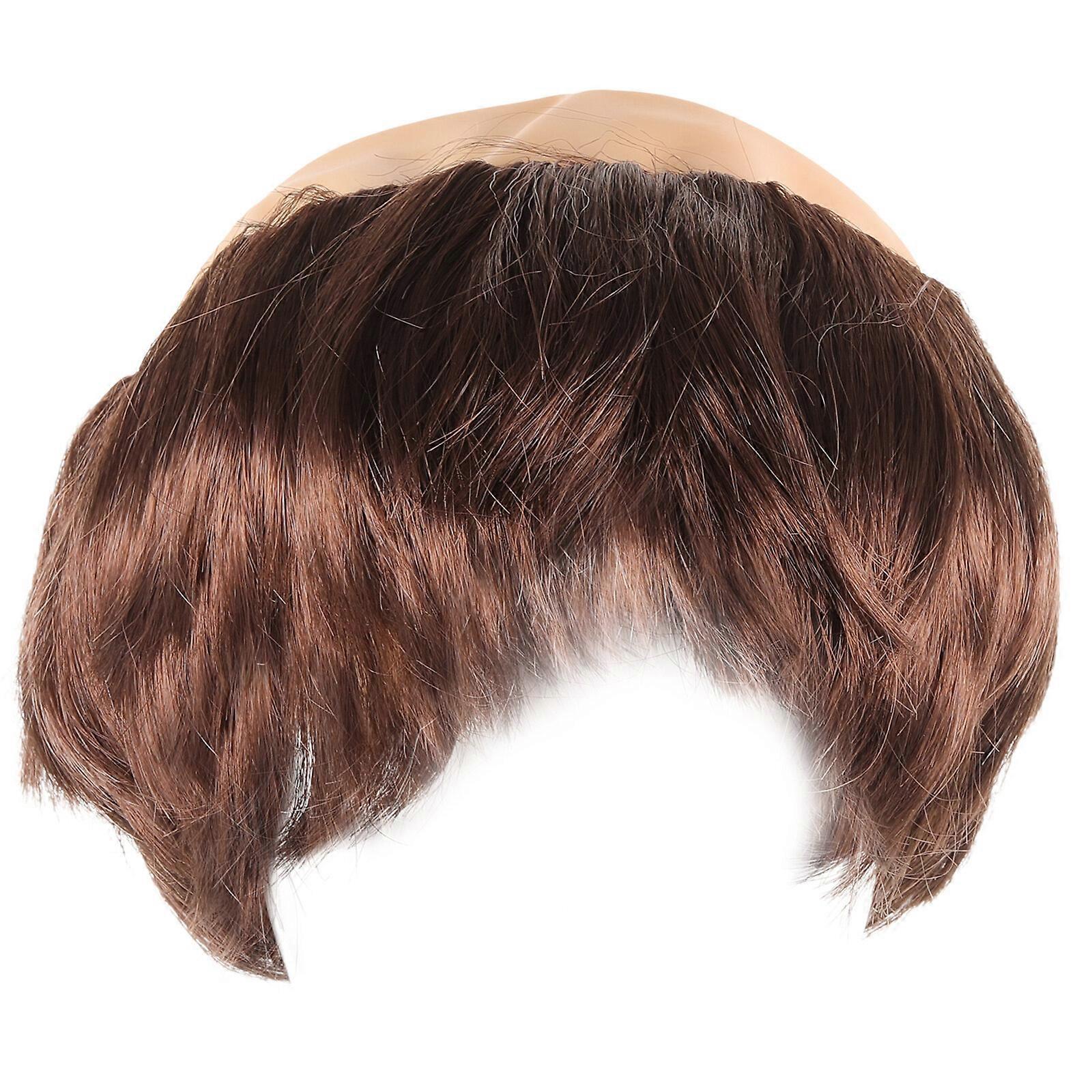 Monk Wig Bald Cap Wig Cosplay Monk Wig Prop Halloween Monk Bald Wig for Adult | Fruugo UK
