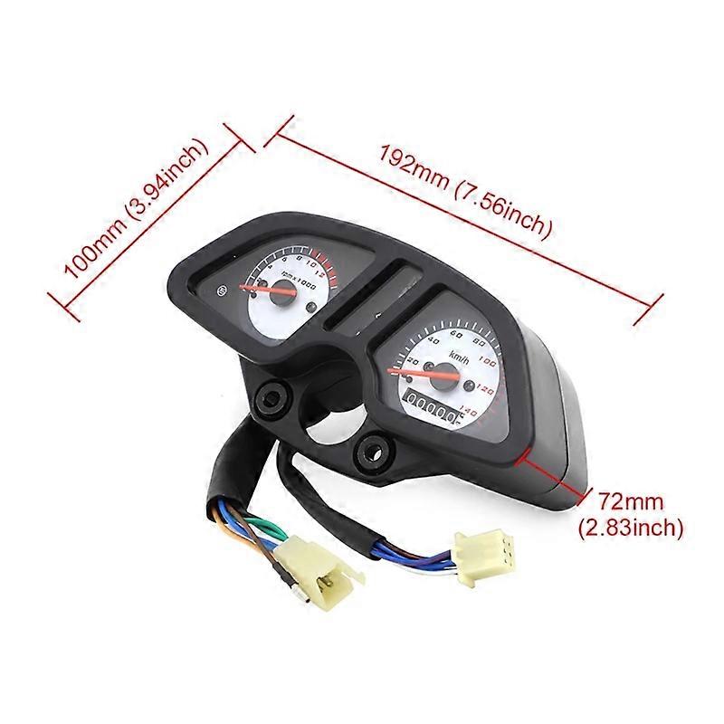 Motorcycle Speedometer Gear Gauge Tachometer For Suzuki Qm200gy Ii ...