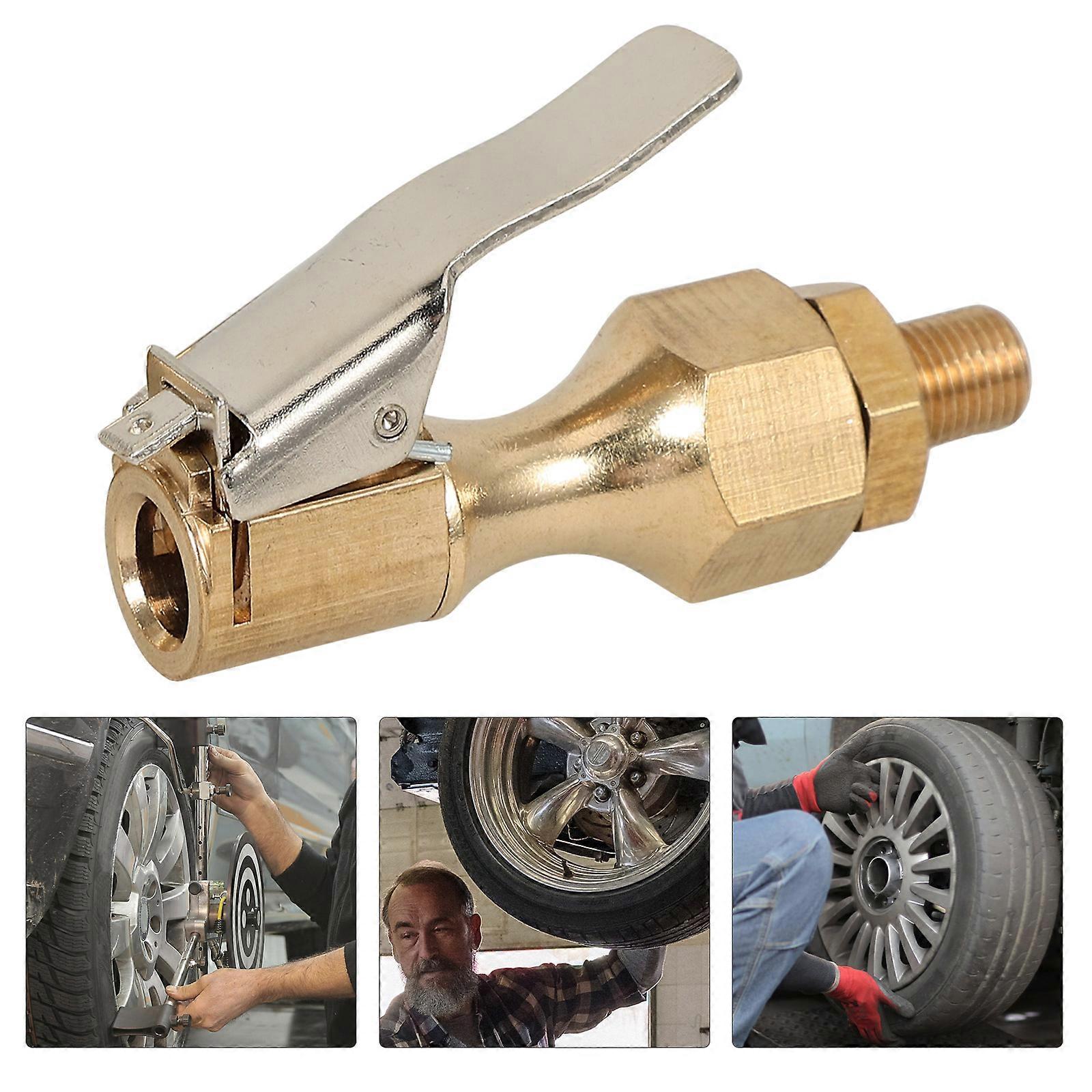 2pcs Tire Chuck Air Chuck Quick Connect Inflate Locking Air Chuck Car ...