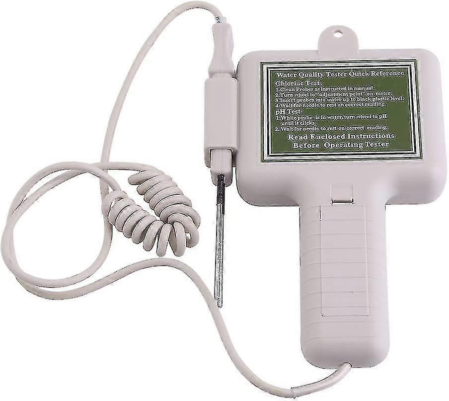 Portable Water Ph Chlorine Tester Swimming Pool Quality Spa Level Meter ...