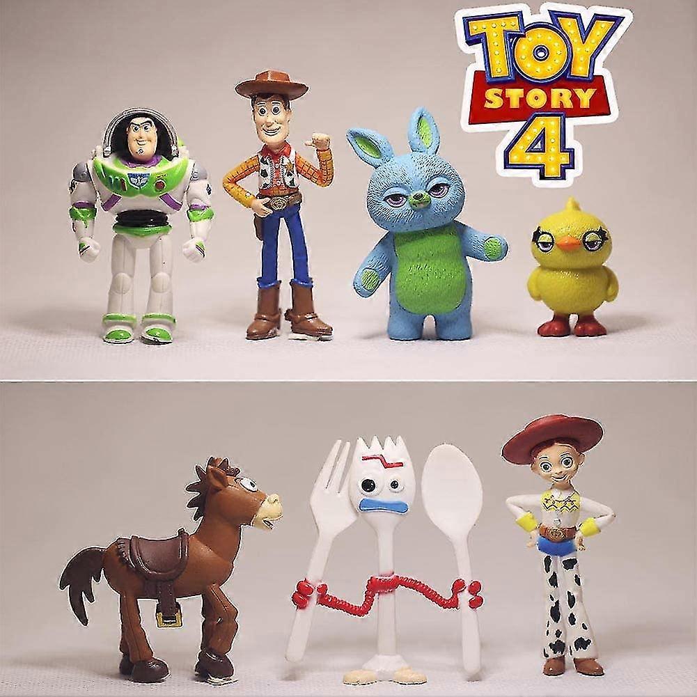 7 Pcs Toy Story Cake Toppers Figurines Toy Story Cupcake Topper Toy ...