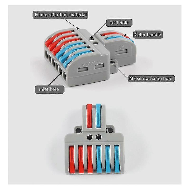 Quick wire connector spl universal wiring cable connectors push-in ...